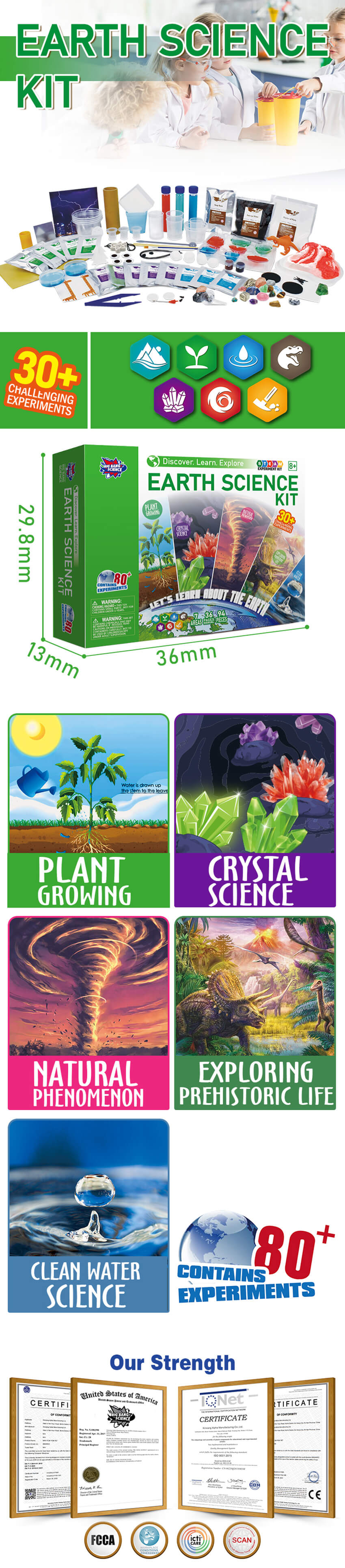 Earth Science Kit - Buy Fun Science Experiments, experiments for kids ...