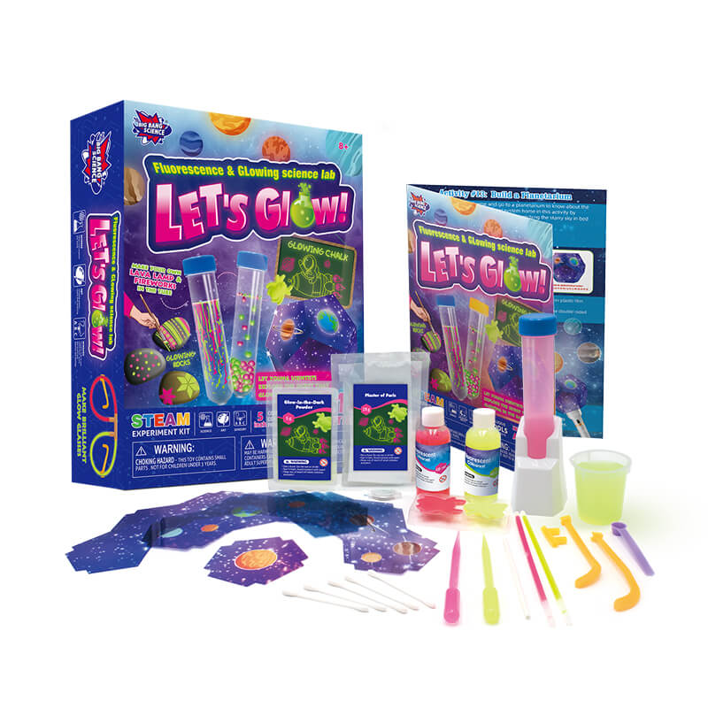 Fluorescence & Glowing science lab|Glow In The Dark -Alpha Science Toys