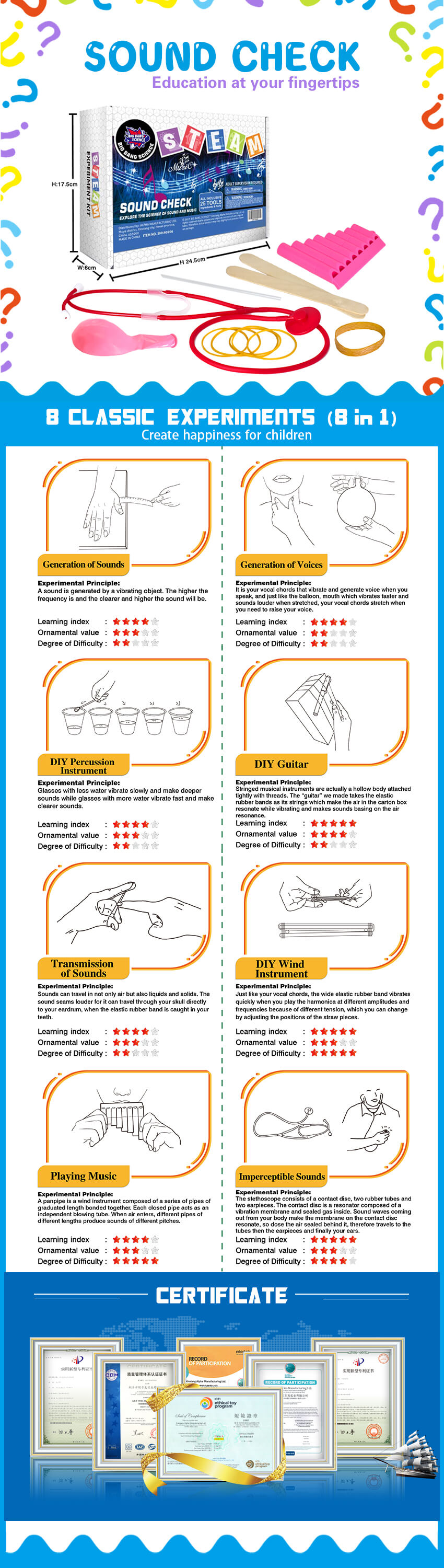 sound check|physics based games-Alpha science toys